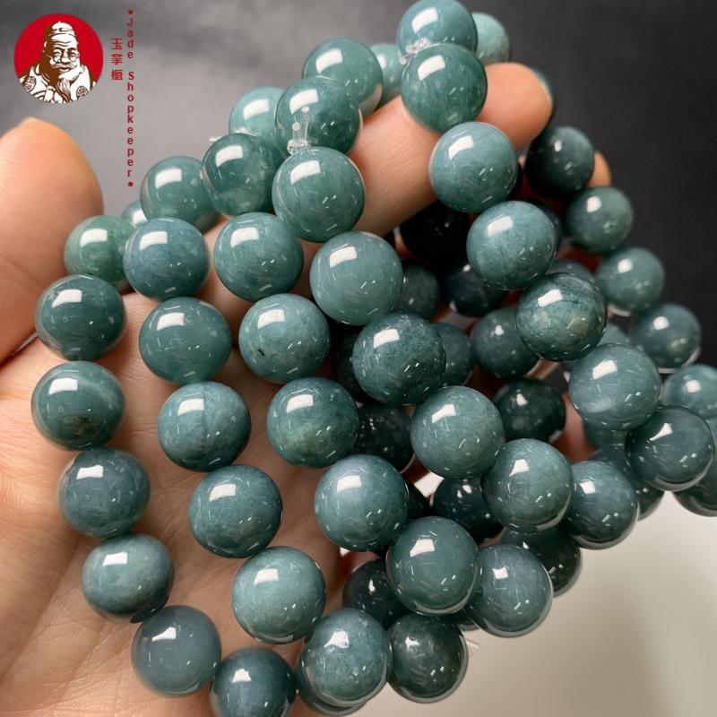 Gelang Tangan Jed, Jed Myanmar Alamiah, Manik Jed 12mm, 1 Tali - TikTok ...