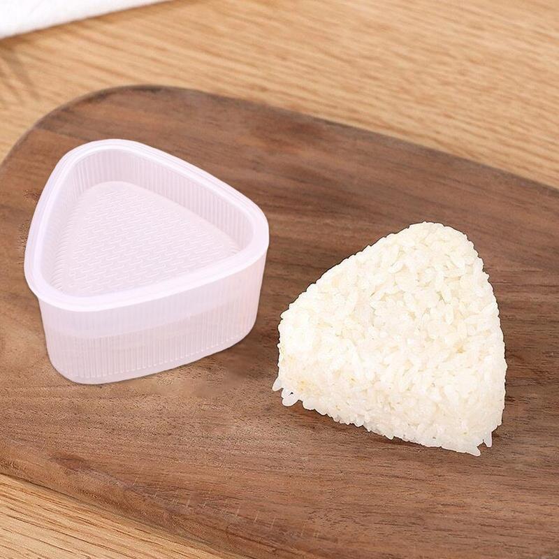 1pc DIY Sushi Mold Onigiri Rice Ball Food Press Transparent Triangular ...
