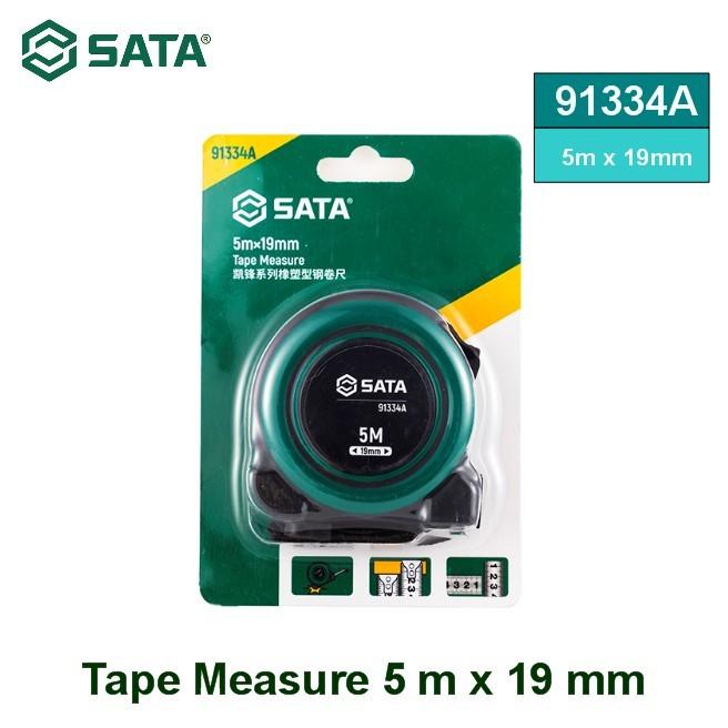 Promo Meteran 5 Meter x 19 mm Sata 91334A Tape Measure 5m x 19mm Sata ...