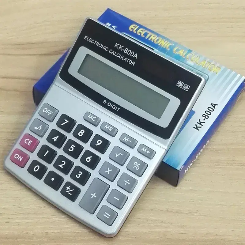 Calculator KK-800A Metal Desktop Large Font Wide Calculator - TikTok ...