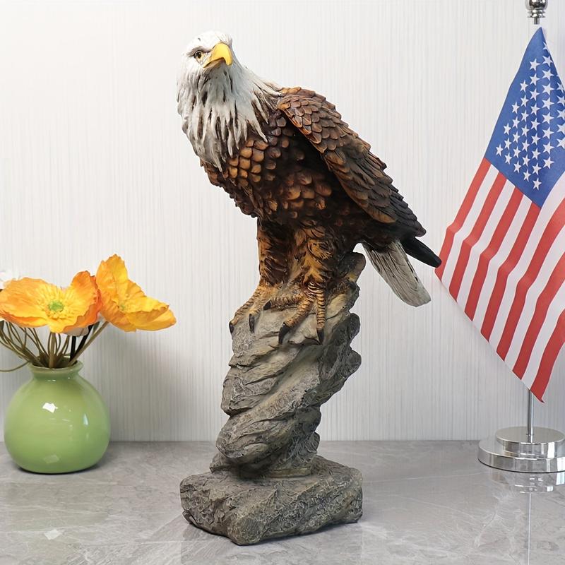 Patriotic American Bald Eagle Resin Statue, 8.66inch High – Symbol ...