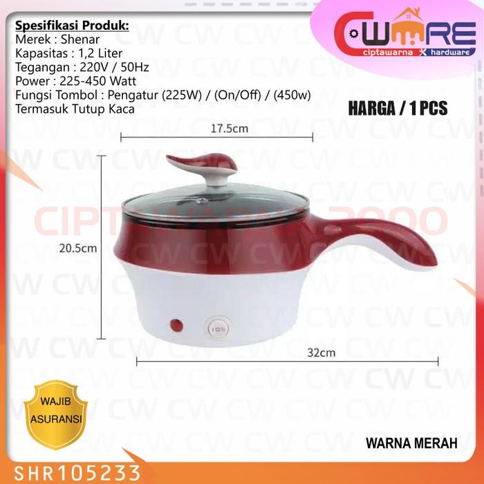 Panci Kompor Listrik Elektrik Stainless Mini Portable 18cm 1.2 Liter ...