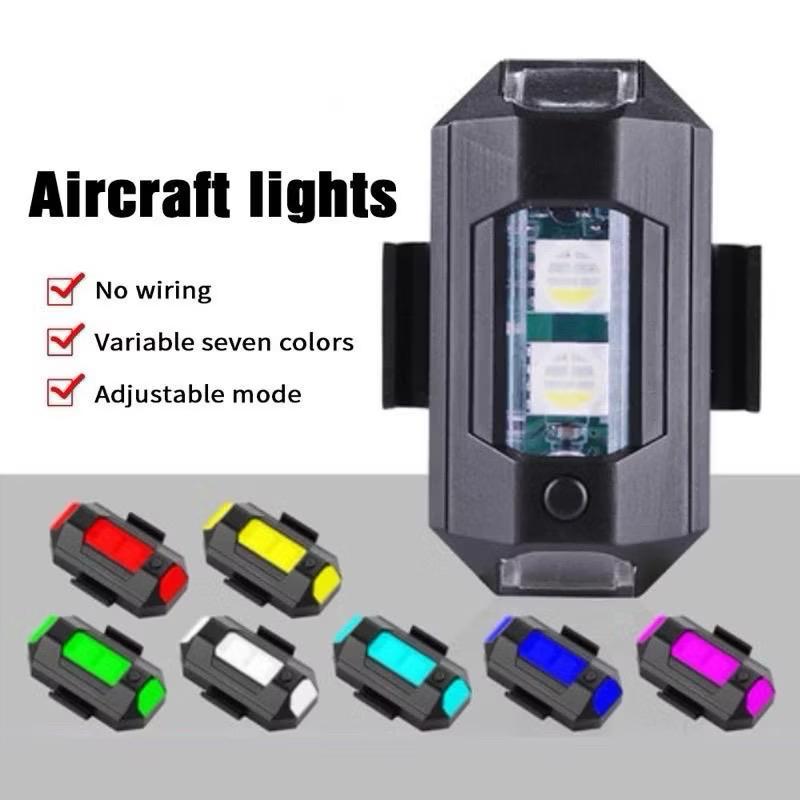 Lampu LED Kedip Pesawat RGB LED Aircraft Plane 7 Warna Universal - Shop ...