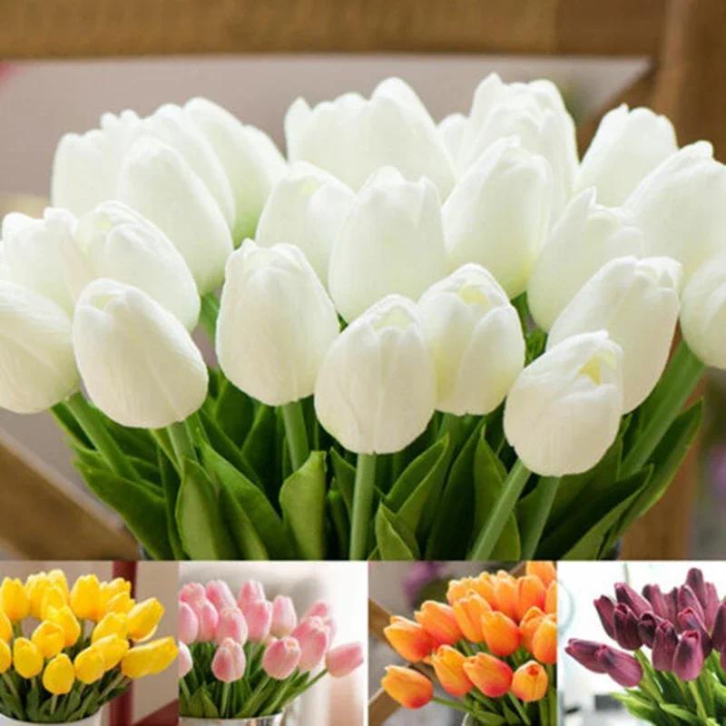 Sejambak Pengijazahan Tulip Tiruan, Bunga Palsu Buih PE, Bunga - TikTok ...