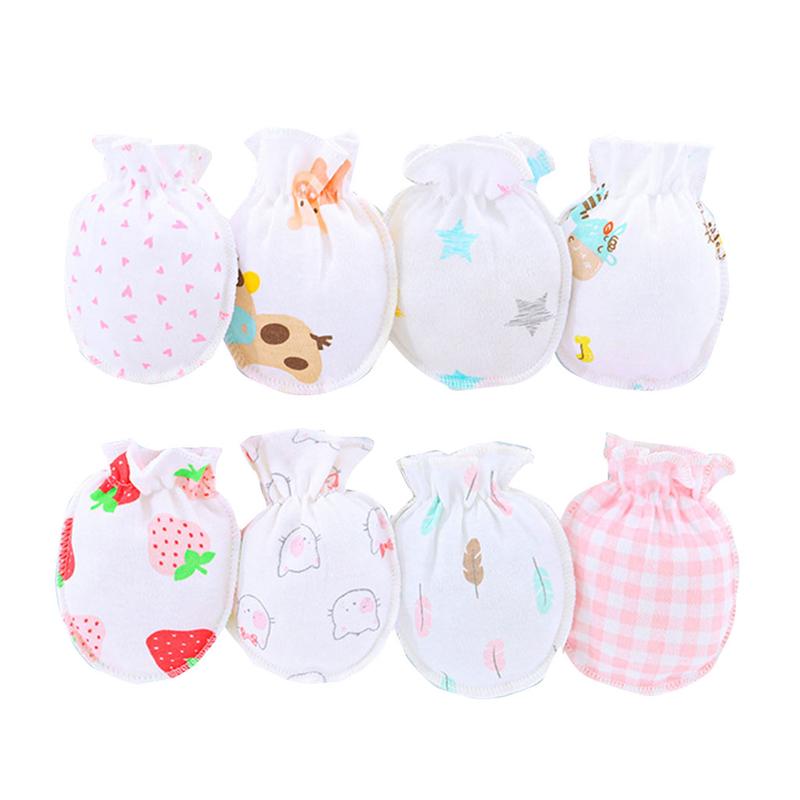 1 Pairs Newborn Baby Mittens Gloves Cotton Infant Toddler Scratch ...