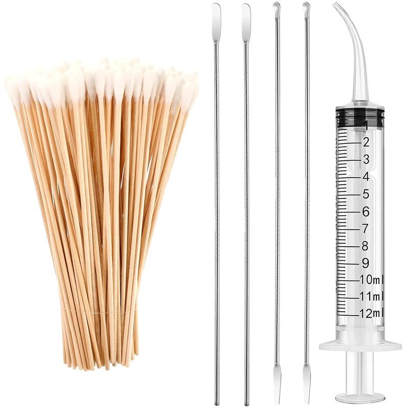 Tonsil Stone Removal Set Includes 4 Stainless Steel Tonsil Stone ...