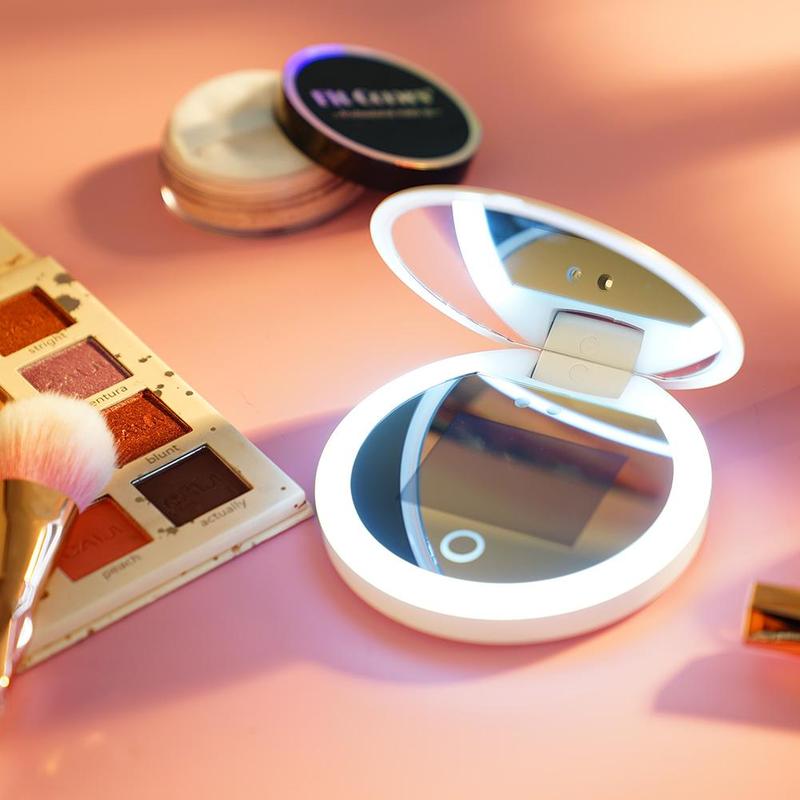 Intelligent Sunscreen UV Cosmetic Mirror Handheld LED Eye Protection ...