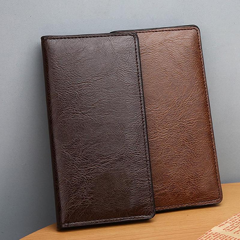 Long Leather Wallet For Men Men's Wallets Bifold Credit Card - TikTok ...