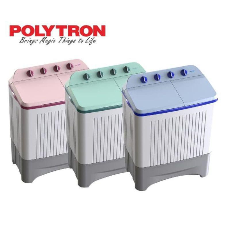 MESIN CUCI 2 TABUNG POLYTRON PWM 9366 mesin cuci 2 tabung 9kg - Shop ...