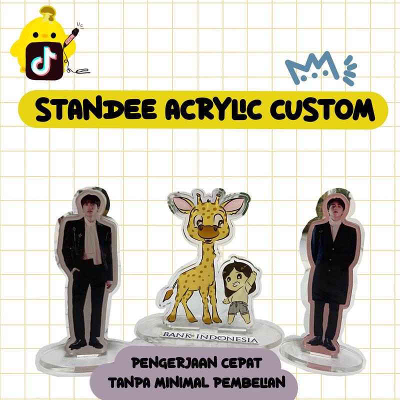 Akrilik Standee Custom Design / Standee Custom Acrylic - Shop | Tokopedia