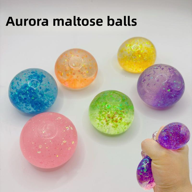 Malt Sugar Ball Squishy Toy Slow Rebound Green Grape Design for ...