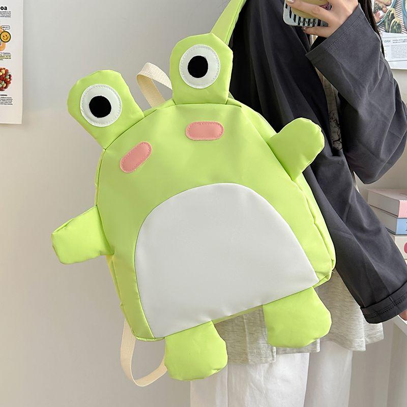 Beg galas katak kartun, reka bentuk comel, sesuai untuk pelajar ...
