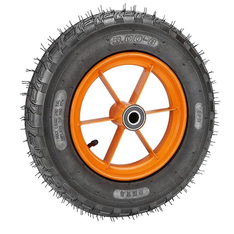 14 inch pneumatic tyres, heavy duty rubber wheels with ball bearings ...