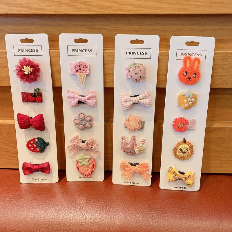 Girls hairpin small fetal hair clip bow girls don't hur - TikTok Shop ...