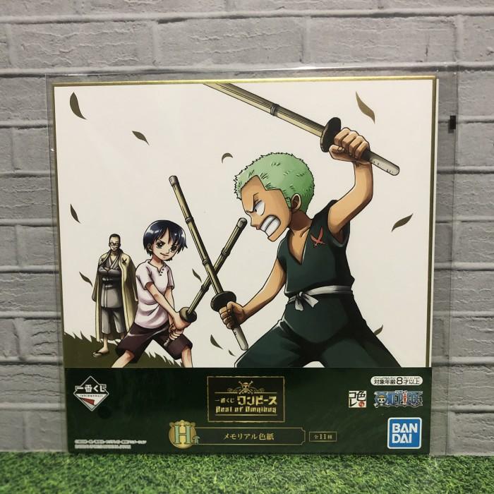 Official one piece original shikishi board zoro and kuina - Shop ...