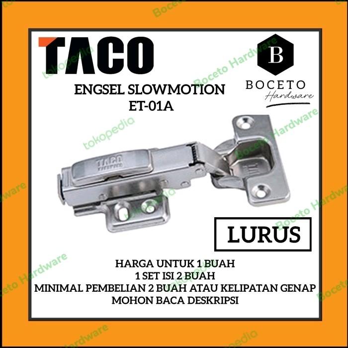 Engsel Sendok TACO / Engsel Lemari Taco ET-01 A Lurus / Engsel - Shop ...