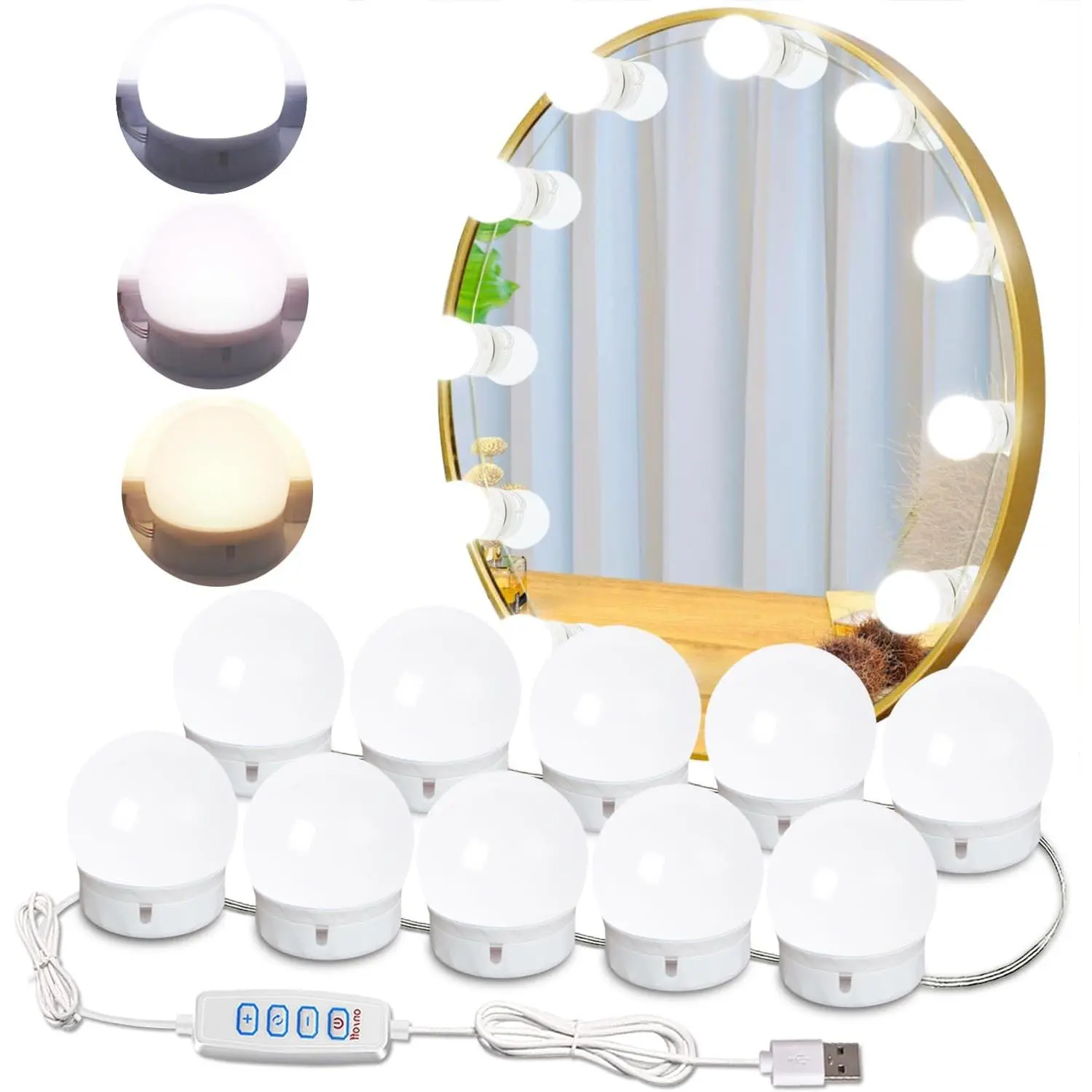 clear light bulb vanity-TikTok Shop