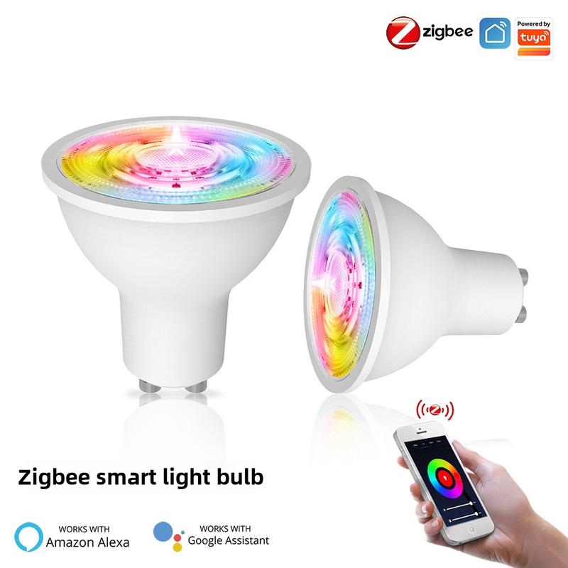 Doodle zigbee Smart Home LED Spotlight RGBCW dimming bulb GU10 - TikTok ...