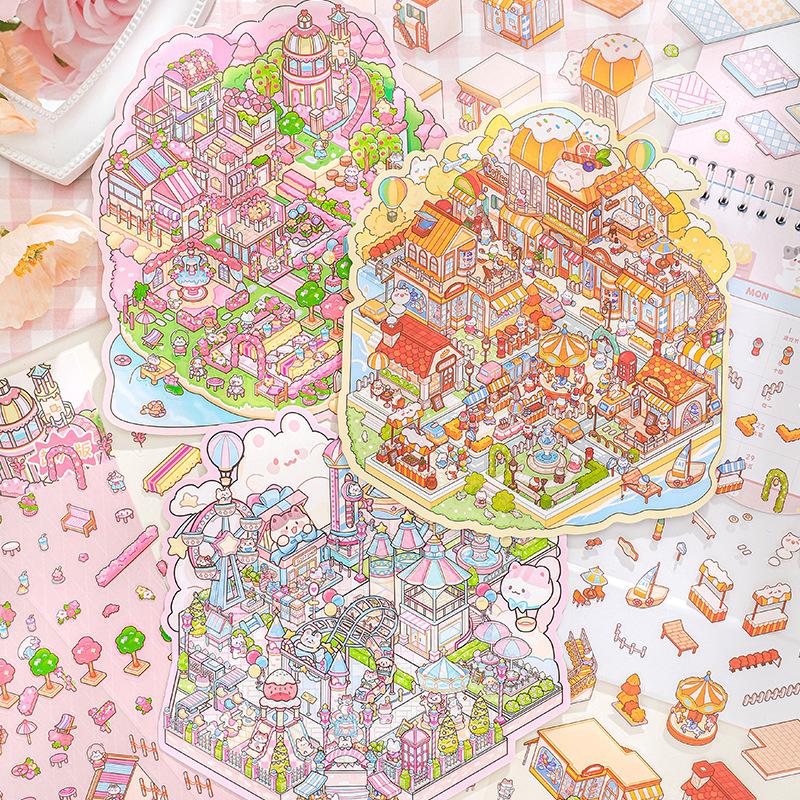 idako Zoo, small class [Meow Town series] miniature, landscaping ...