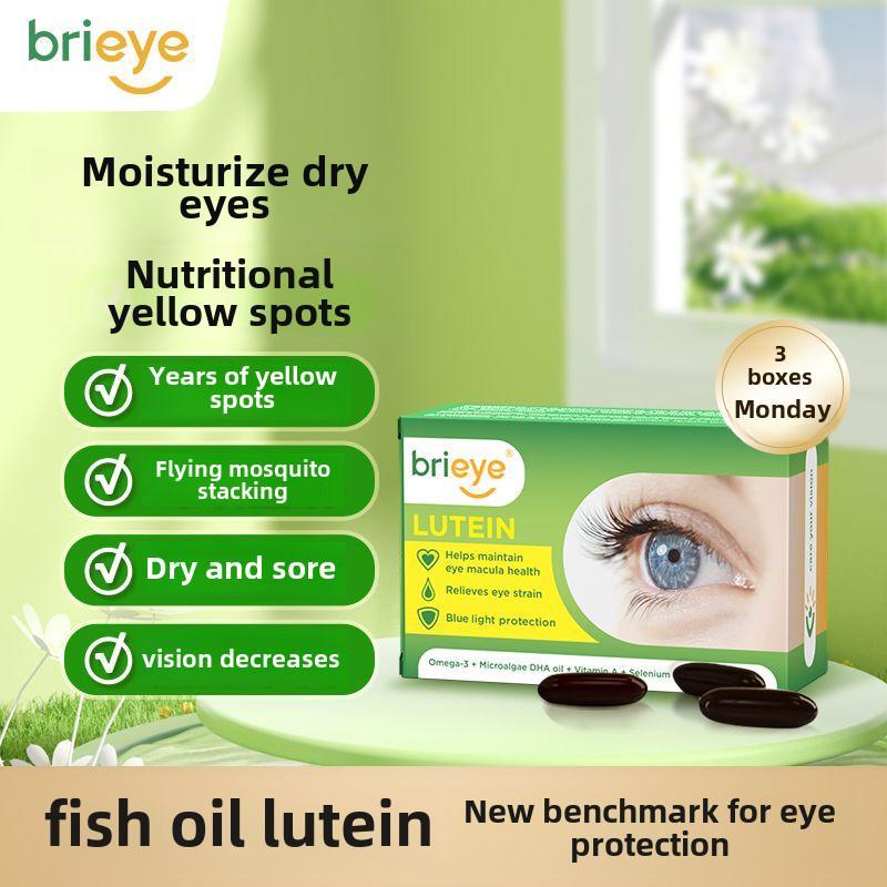 Brieye Zhenyue Eyesight Pills 3 Fish Oil Lutein Eye Protection Capsules ...