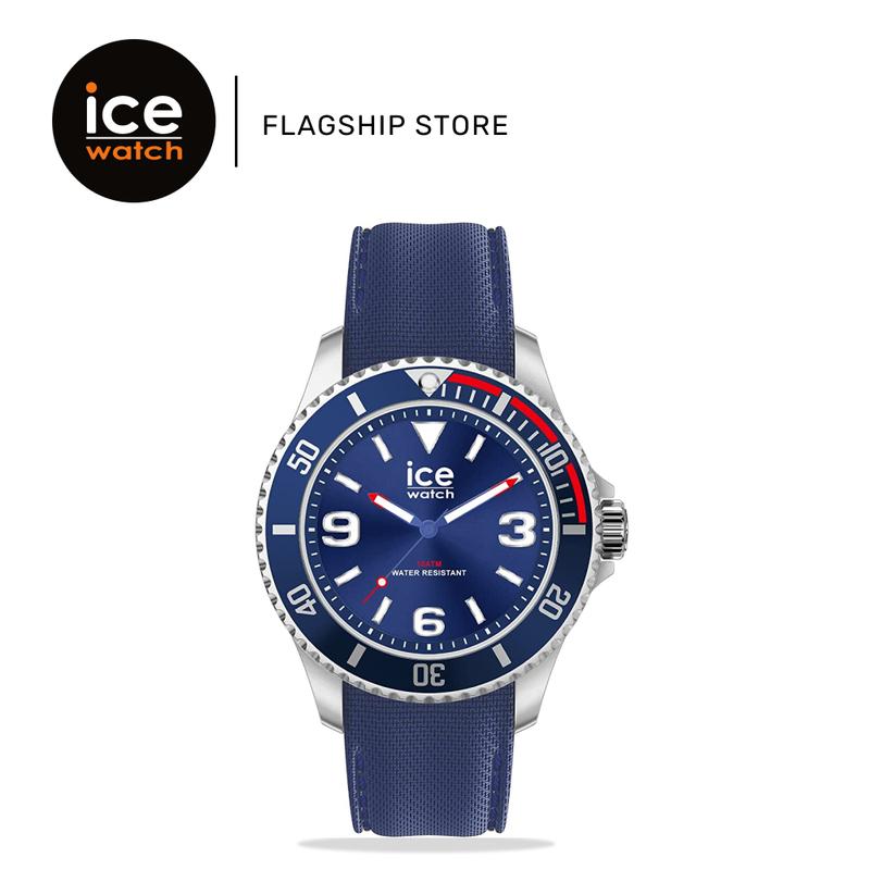 Ice-Watch Ice Steel - Blue Red Racing (Medium) - Silicone Strap ...