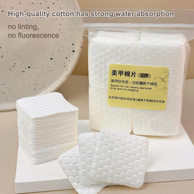 [COOL]200/500Pcs Thickening Profession Cotton Pads For Nail Wipes ...