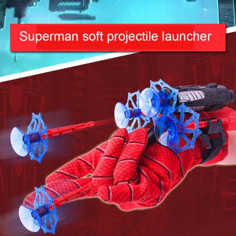 Pelancar web labah-labah Spiderman, Wira super, sarung tanga - TikTok ...