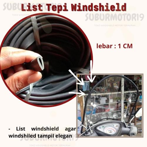 Karet List Tepi Winsil Windshield Tambahan List Karet Pengaman Di ...