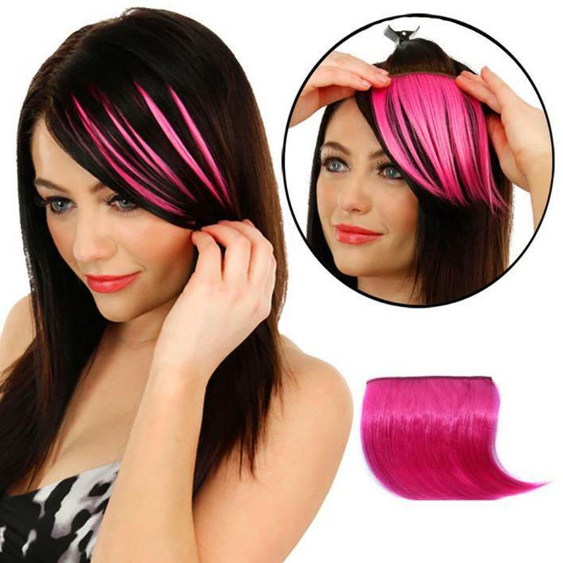 rangorn-Fashion 13 Colors Wig Seamless Slanted Fake Bang Fringe ...
