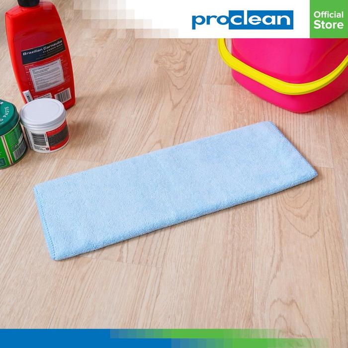Jual Proclean Kain Lap Microfiber 40X60 cm - Biru Kain Pembersih ...