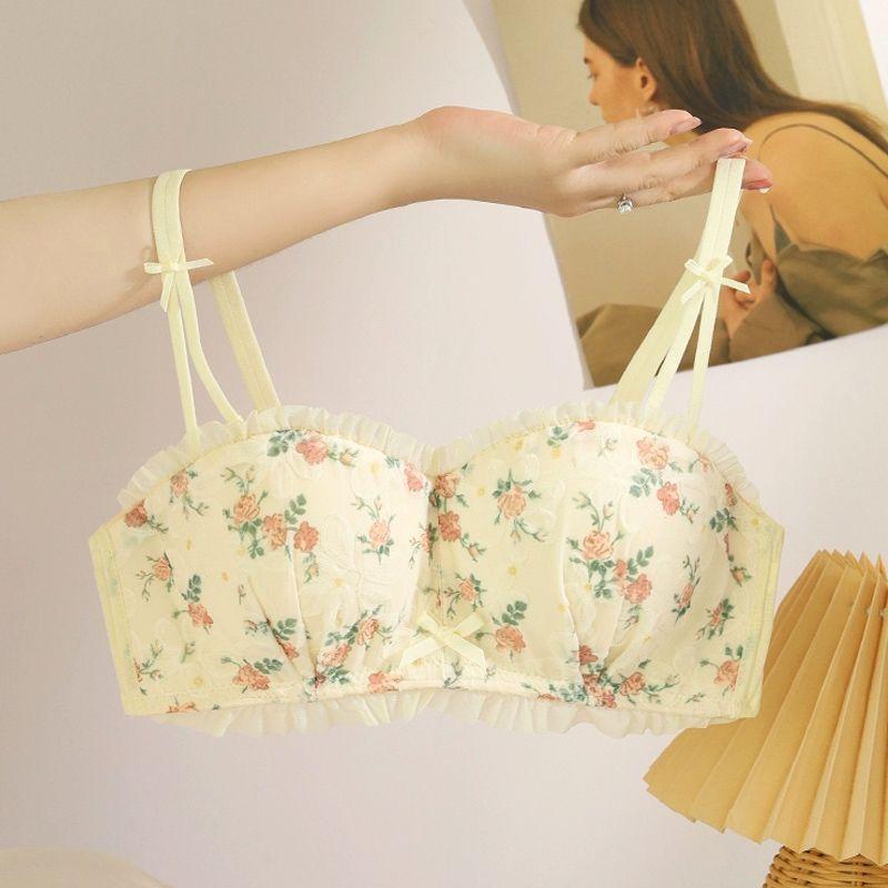 Women's Underwear Small Flat Chest Special Push up Big Anti-Drooping ...