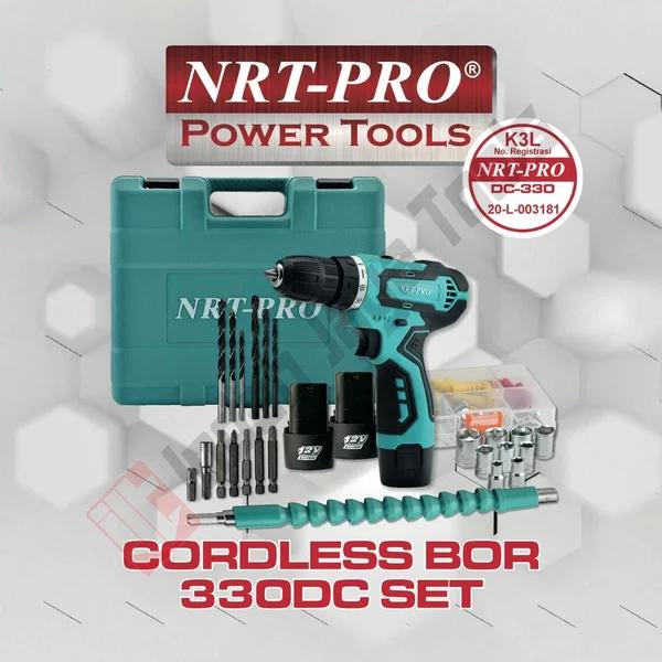 DC-330 Set 26 Pcs Mesin Bor Cordless 12V 10 mm NRT-PRO - Bor - Shop ...