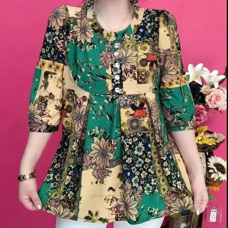 Baju Bunga untuk Wanita, Bahan Sutera Ais, Koleksi Musim Bunga - TikTok ...