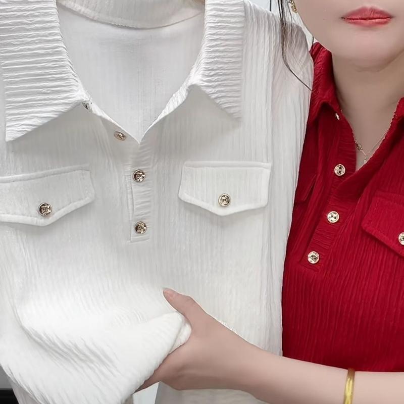 Baju Kolar Polo, Elegan dan Bergaya, Separuh Terbuka, Mewah, - TikTok ...