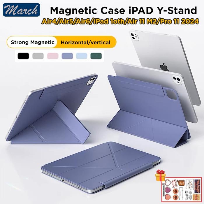 Promo For Casing iPad Magnetic Y-Stand 720Rotation Air 4 Air 5 10.9 ...
