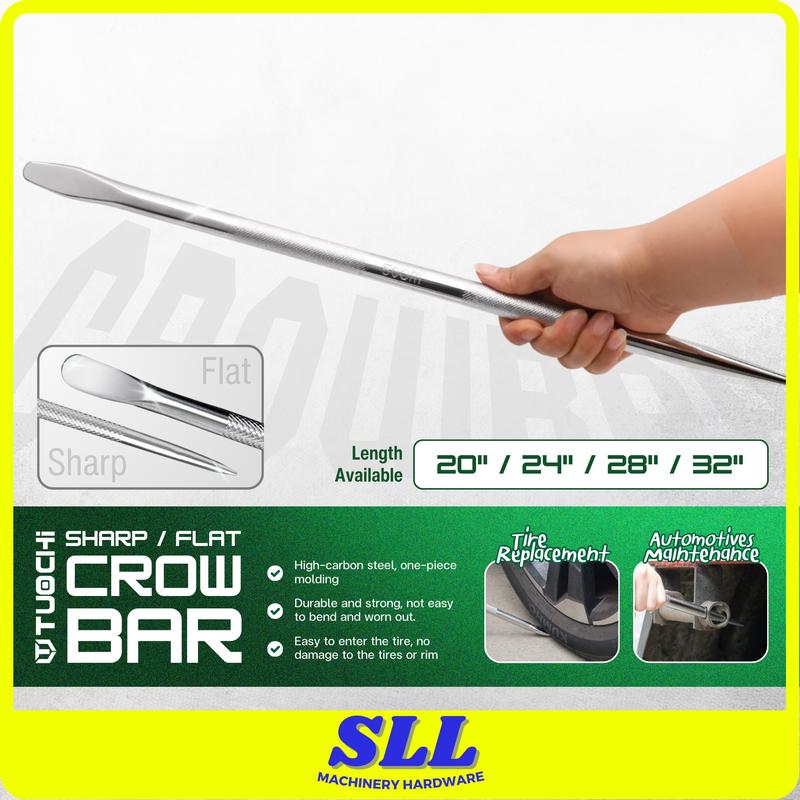 TUOCHI High Quality Crowbar Pry Bar Heavy Duty Steel Flat Head - TikTok ...