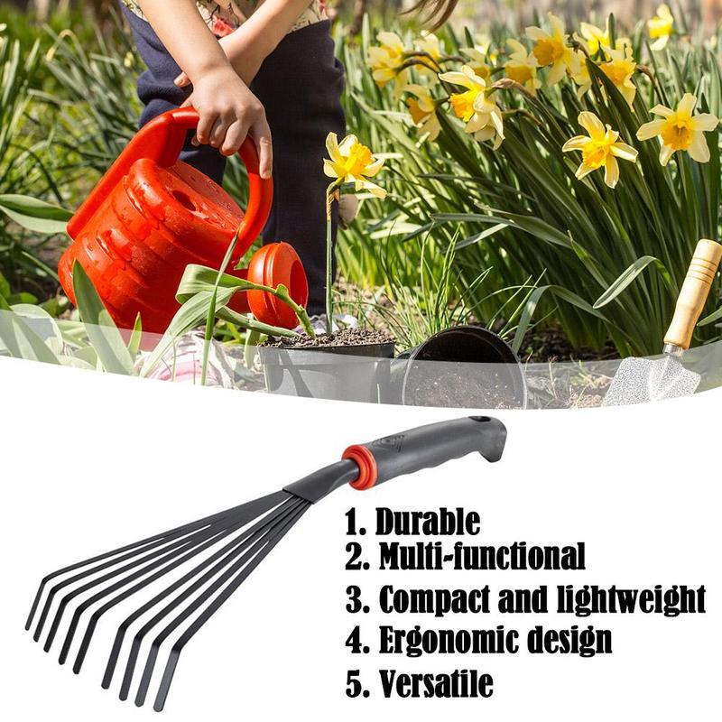 Small Garden Rake Grass Claw Rake Gardening Tool Hand Rake Q9Z5 ...