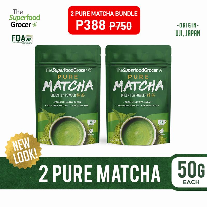 PURE MATCHA DUO The Superfood Grocer Pure Uji Matcha Powder from ...