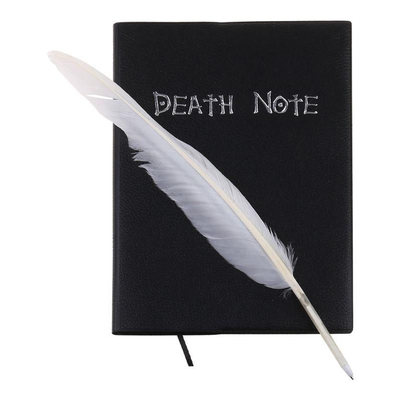 BOYI New Death Note Cosplay Notebook & Feather Pen Book Animation ...