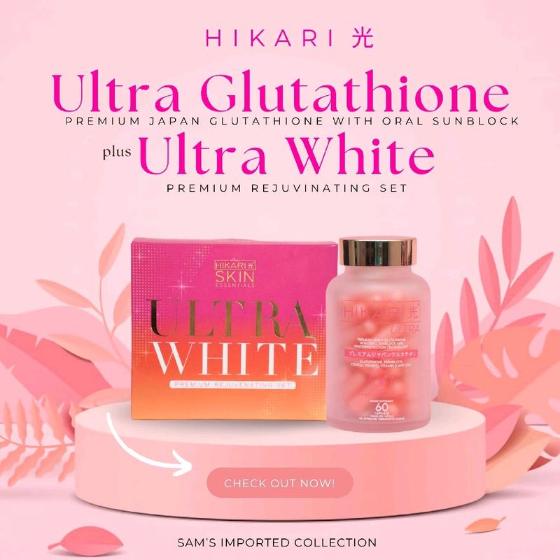 Bundle Set Hikari Ultra Glutathione with Oral Sunblock Vit C - TikTok ...