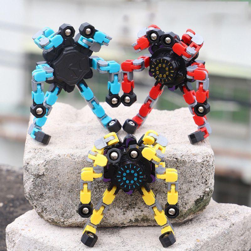 Mainan Spinner Mecha Fleksibel Fidget Antistress Anak-anak Spinner ...