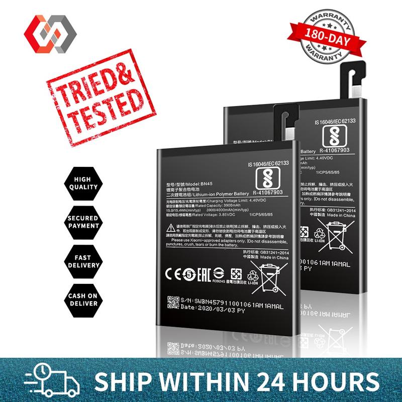 BN45 4000mAh Battery Replacement For Xiaomi Redmi Note 5 / Note ...