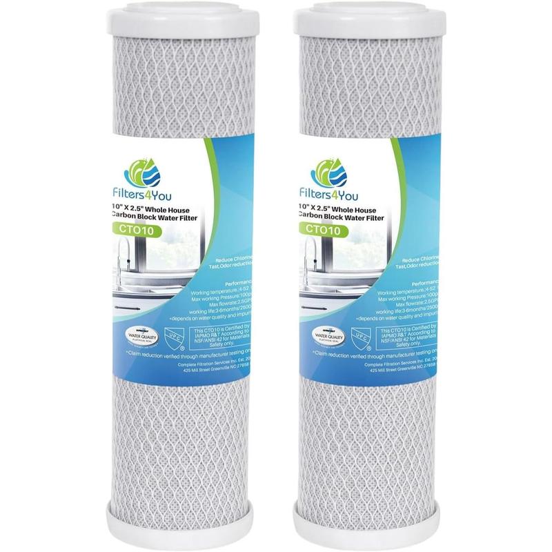 - Carbon Block Water Filter Cartridges Compatible with GE GXWH04F ...