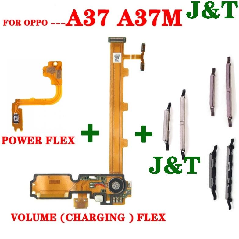 Power Volume button flex For OPPO A37 A37f, A37fw, A37m ( Charging ...