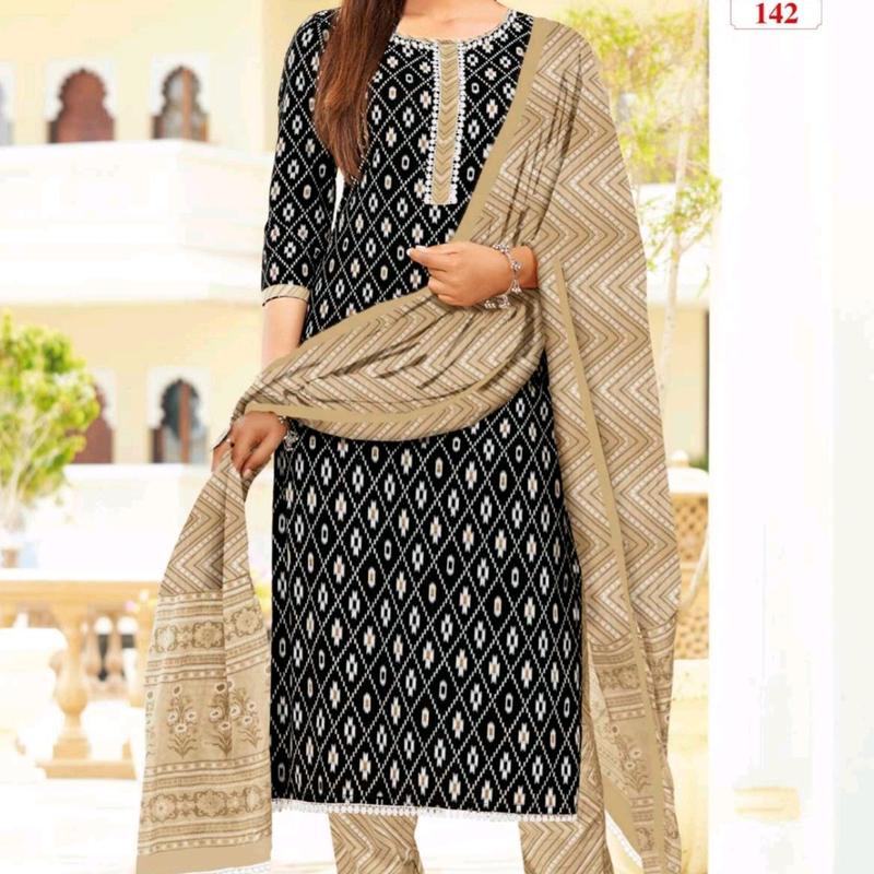 GANPATI JAIPURI PUNJABI SUIT KURTI WITH PANTS AND SHAWL READYSTOCKS ...