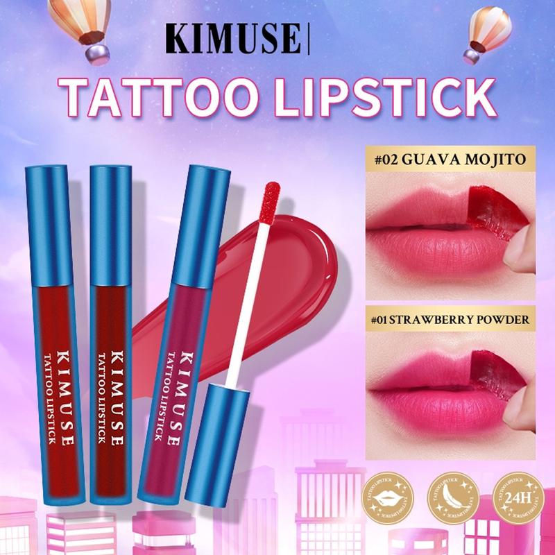 KIMUSE Tear Lip Gloss Matte Dye Lips Long-lasting And Waterproof ...