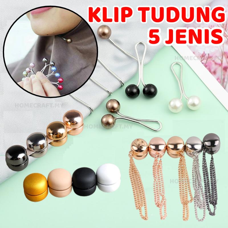 Klip Dagu/Klip Tudung/Klip Mutiara/Pin Magnet/U-shape Clip Hijab ...