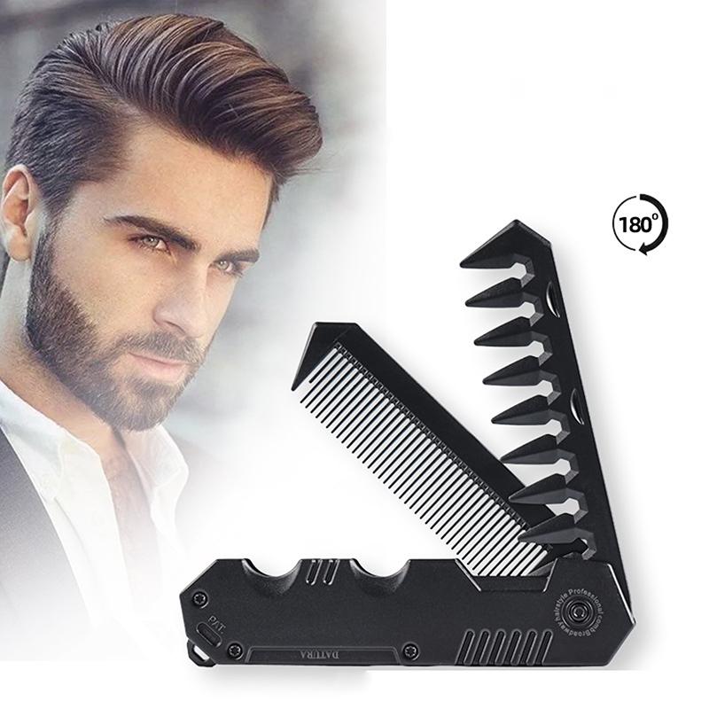 Multifunctional Portable Plastic Folding Pocket Combs Barber - TikTok ...