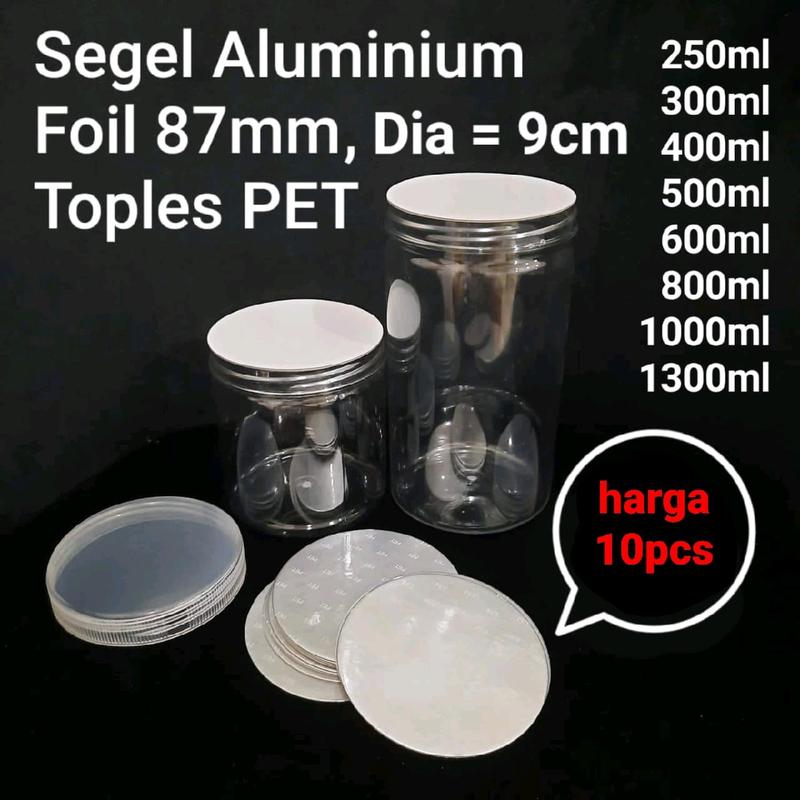Harga 10pcs Segel Aluminium Foil dia = 87mm, semua ukuran toples - Shop ...