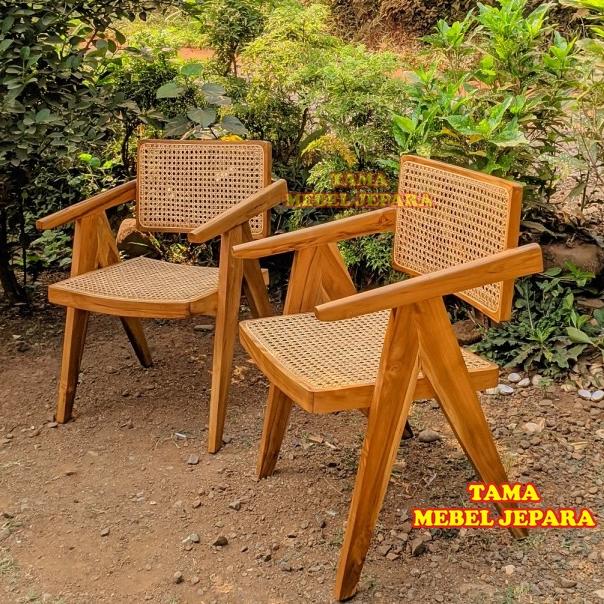 Kursi Rotan Cafe Kayu Jati Mebel Jepara Kursi Cafe Minimalis - Shop ...